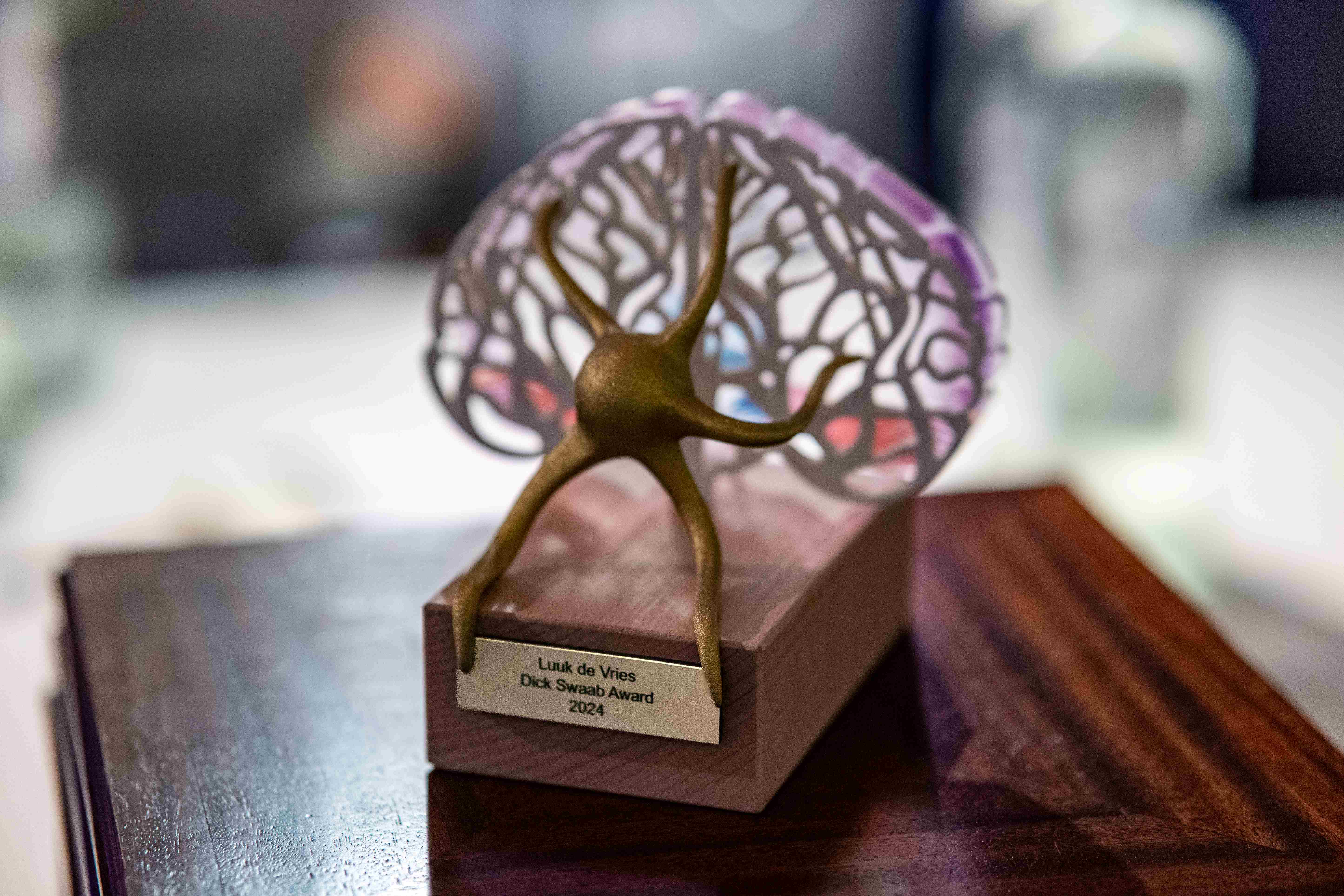 Luuk de Vries wint eerste Dick Swaab Award - Nederlands Herseninstituut ...